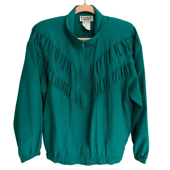 Teddi | Jackets & Coats | Super Fun 8s Vintage Tealkelly Green ...